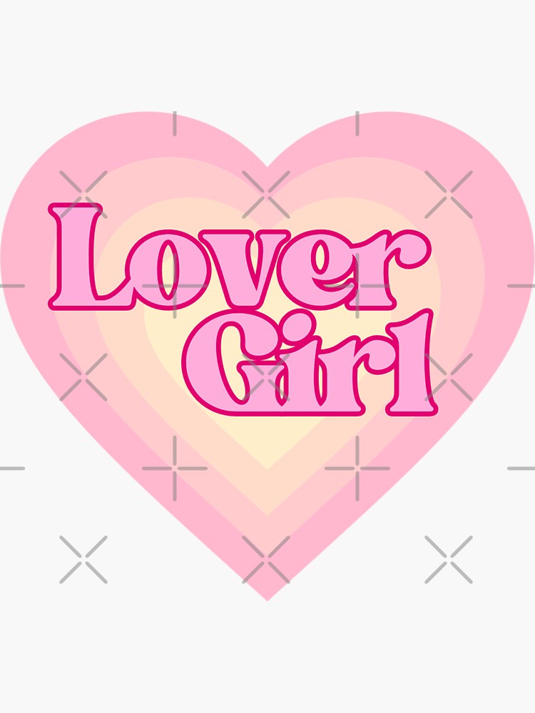 "Certified Lover Girl Sticker Heart" Sticker for Sale by Baelaeaf ...