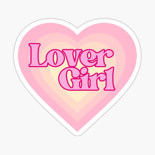 "Certified Lover Girl Sticker Heart" Sticker for Sale by Baelaeaf ...