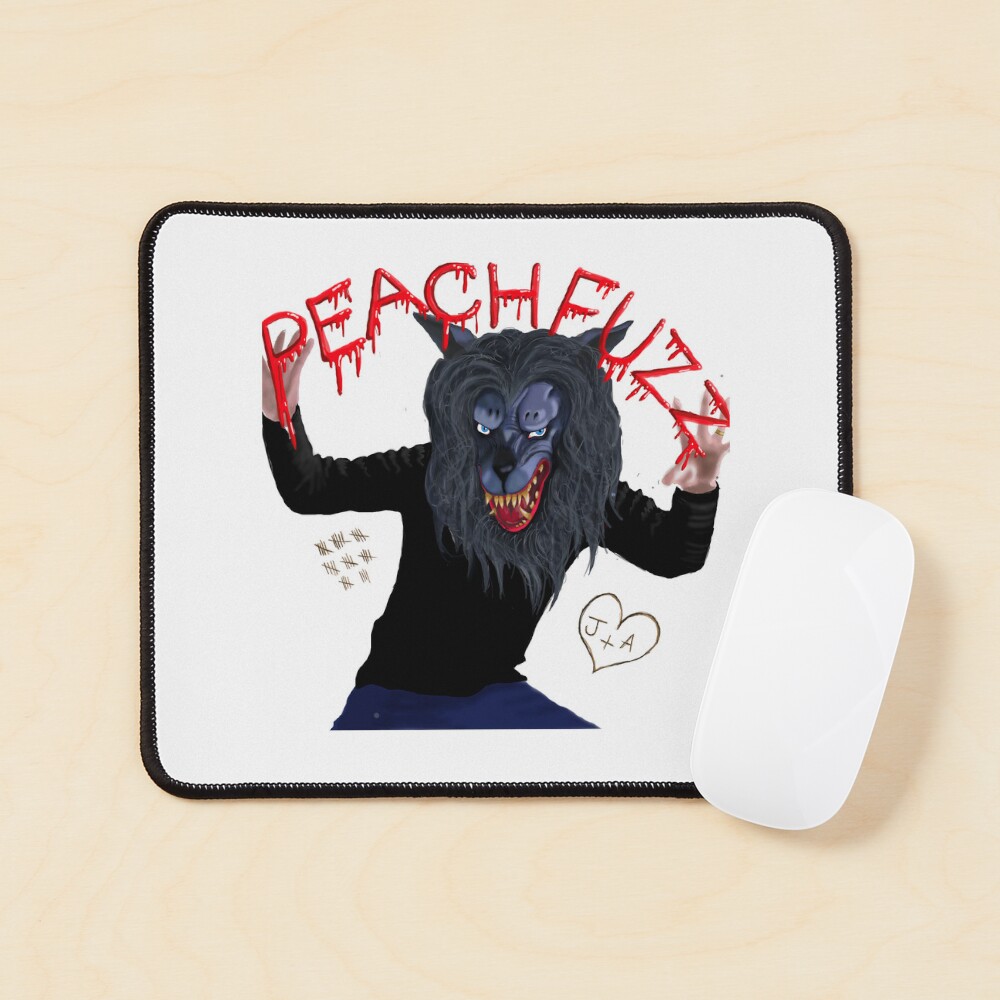 "Creep - HQ Peachfuzz Werewolf Mask Pose - " Sticker for Sale by ...