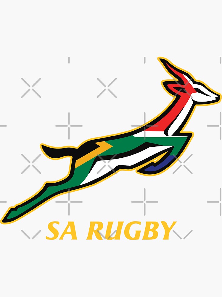 "Springboks rugby, South Africa Springbok" Sticker for Sale by Hoahip ...