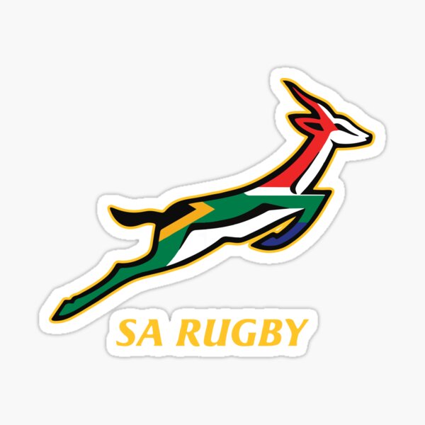 "Springboks rugby, South Africa Springbok" Sticker for Sale by Hoahip ...