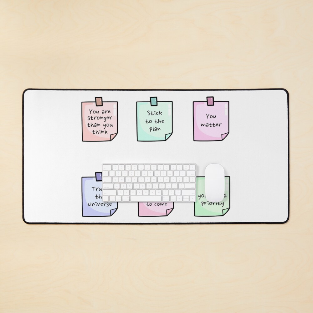 "Motivational Sticky Notes Inspirational Daily Reminder Post It Pack ...