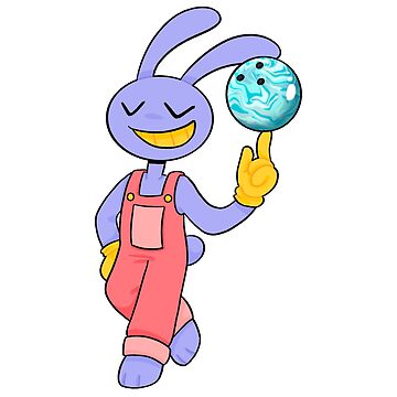 "The Amazing Digital Circus - Chibi Jax Bowling Ball" Sticker for Sale ...