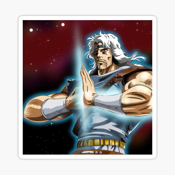 "Toki, Fist of the North Star" Sticker for Sale by Broken-Inc | Redbubble