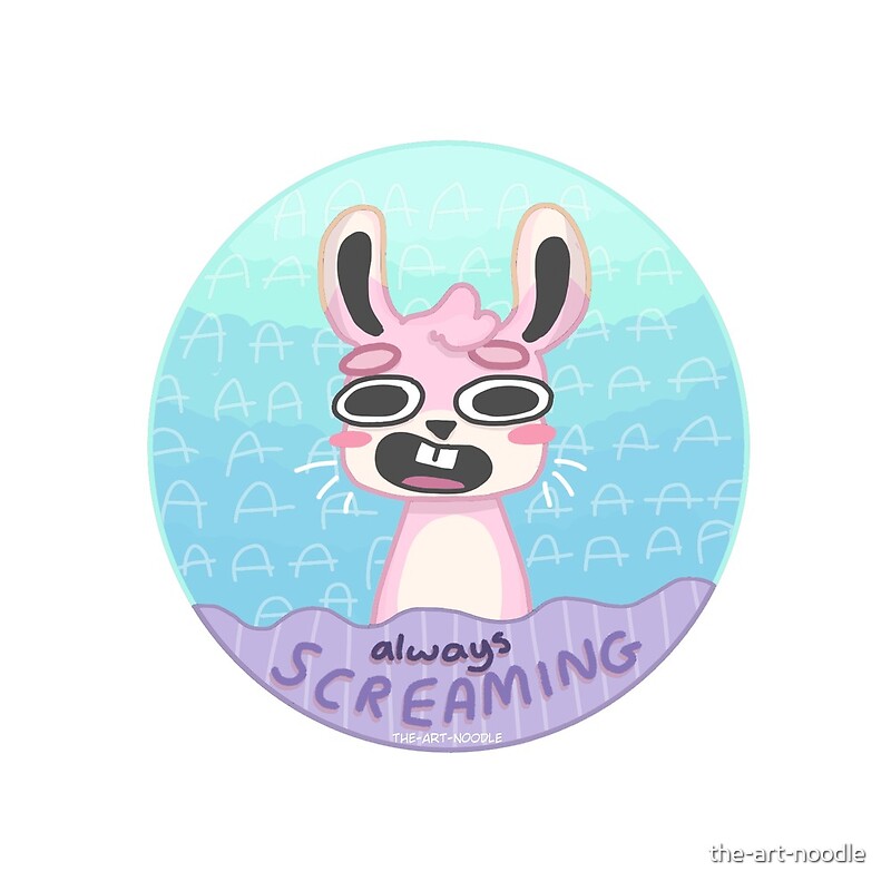 "Always Screaming (and screaming)" by the-art-noodle | Redbubble