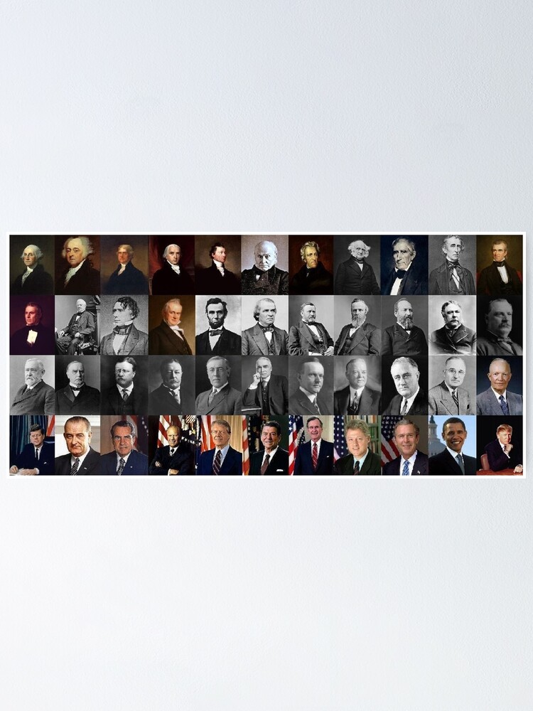 "All American Presidents!" Poster for Sale by mertksk | Redbubble