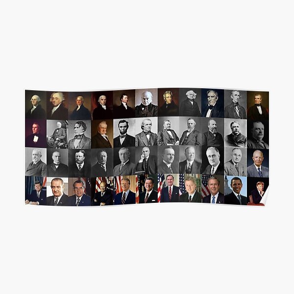 "All American Presidents!" Poster for Sale by mertksk | Redbubble