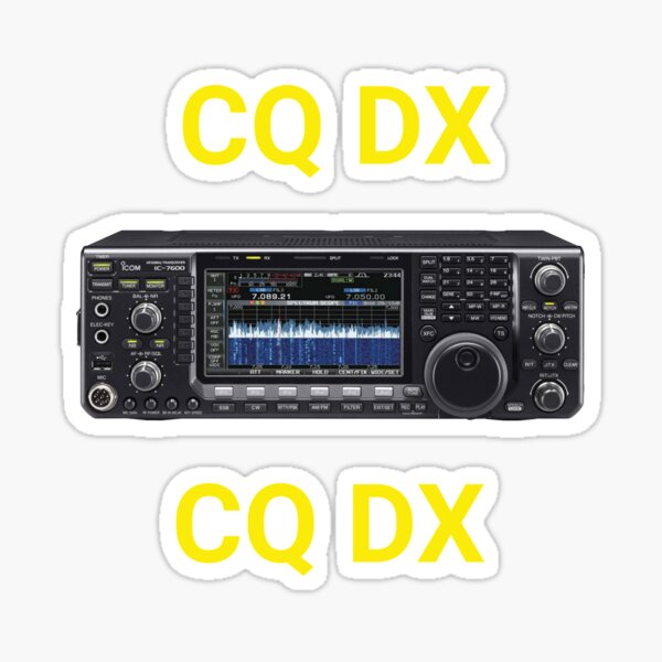 " icom 7600" Sticker for Sale by signcraftdesign | Redbubble