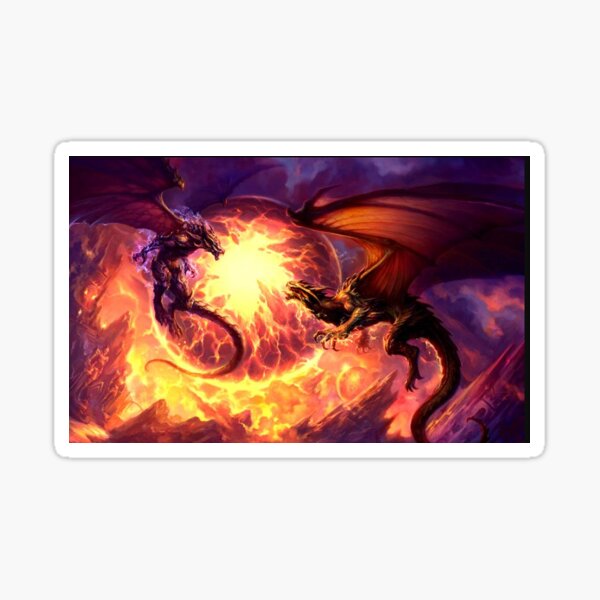"Dragon" Sticker for Sale by spaventapasseri | Redbubble