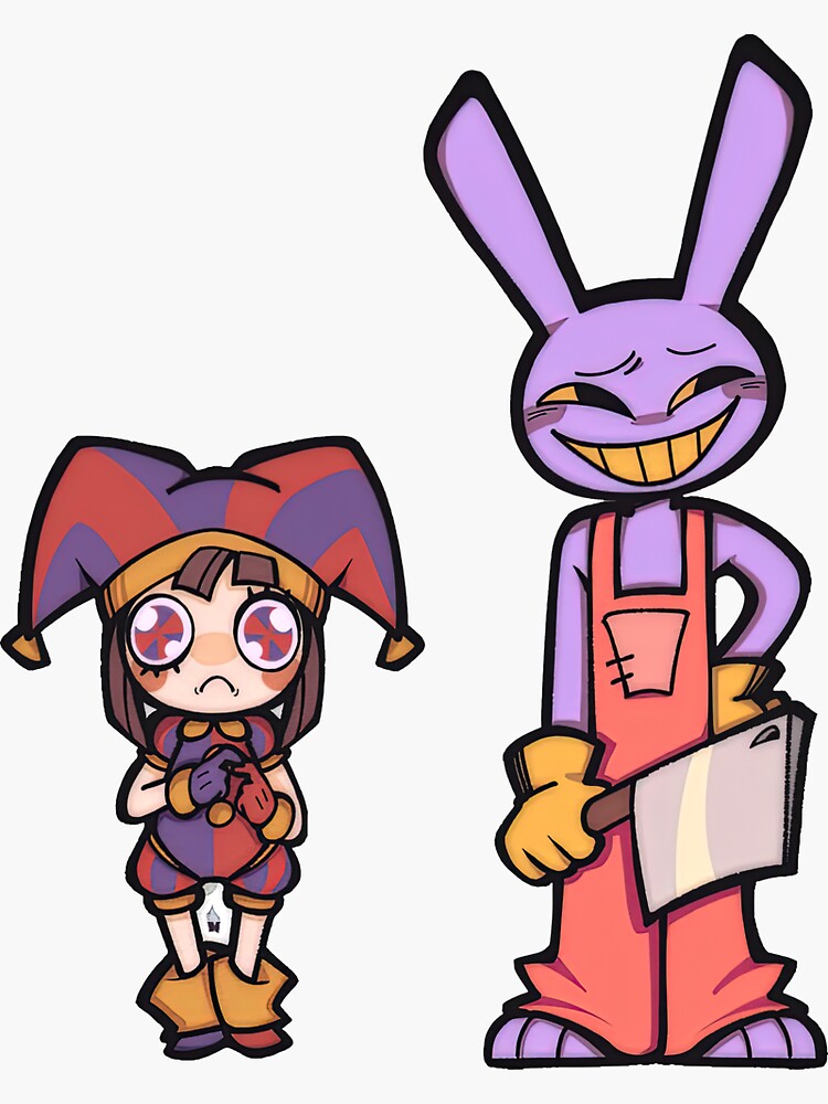 "The Amazing Digital Circus cute" Sticker for Sale by lalimtiffinyus ...