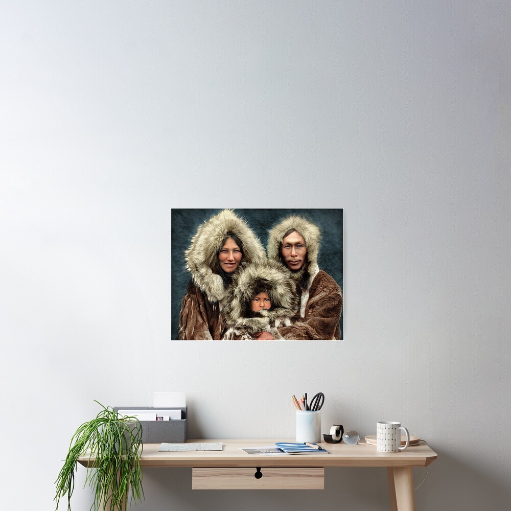 "Inupiat family 1929" Poster by oldmadenew | Redbubble