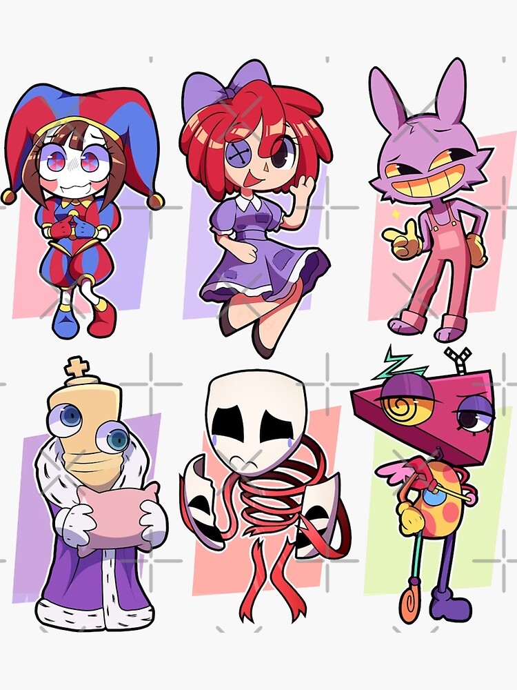 "The Amazing Circus - Pomni, Ragatha, Jax, Kinger, Gangle, Zooble ...