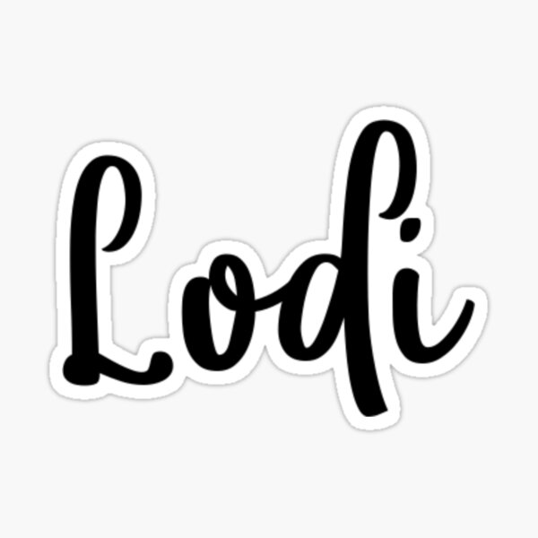 Lodi Stickers | Redbubble
