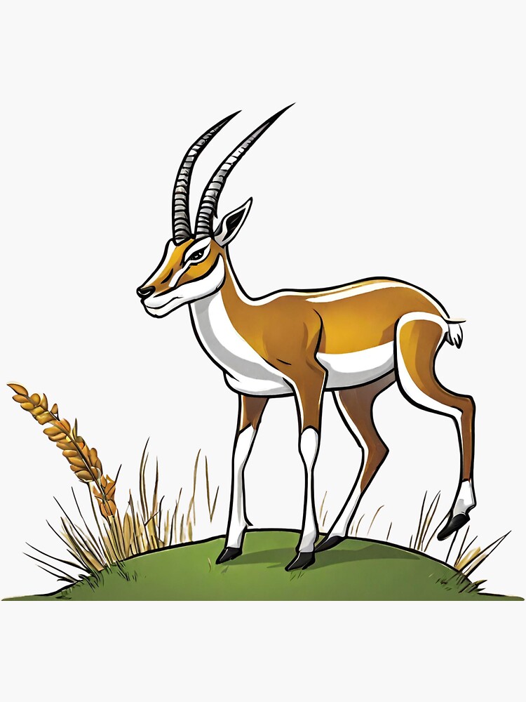 "South African Springbok" Sticker for Sale by Polishshoops | Redbubble