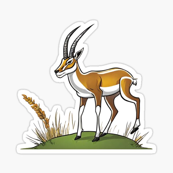 "South African Springbok" Sticker for Sale by Polishshoops | Redbubble