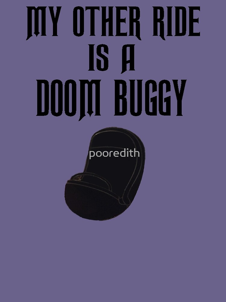 "Doom Buggy (Black Text)" Art Print for Sale by pooredith | Redbubble