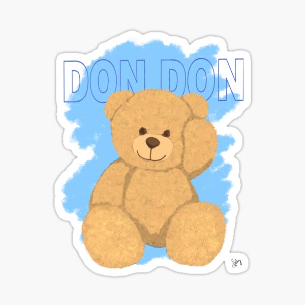 "Don Don" Sticker for Sale by haleyedwardsart | Redbubble