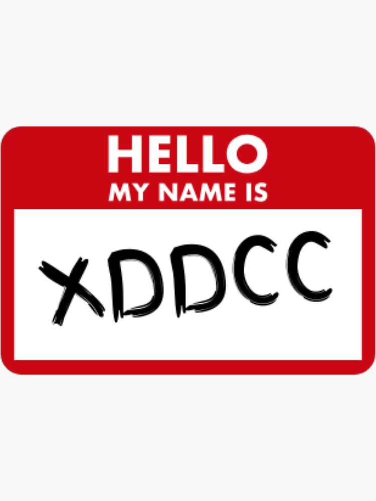 "TADC: XDDCC" Sticker for Sale by EmberlyDawn | Redbubble