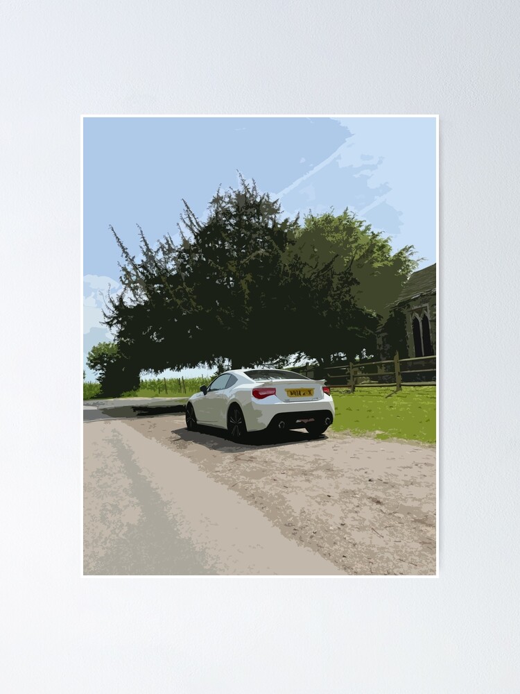 "Toyota GT86 / Subaru BRZ / Scion FRS" Poster for Sale by Olzter ...