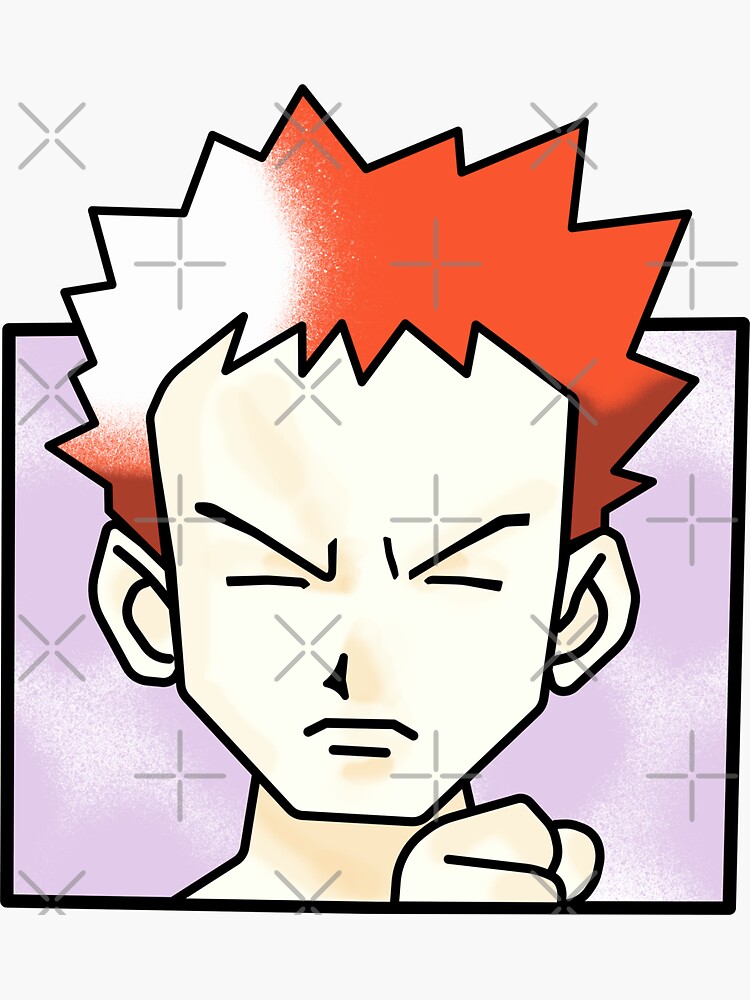 "Brock" Sticker for Sale by Dylan Duquette | Redbubble