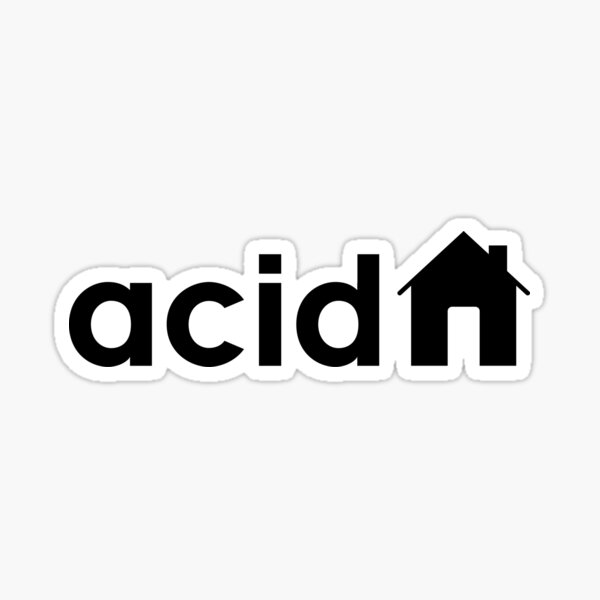 "Acid House T-Shirt & Stickers - Funny Drugs" Sticker for Sale by ...
