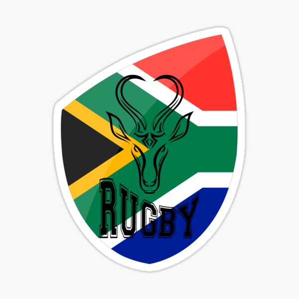 "Springbok rugby" Sticker for Sale by DominP | Redbubble