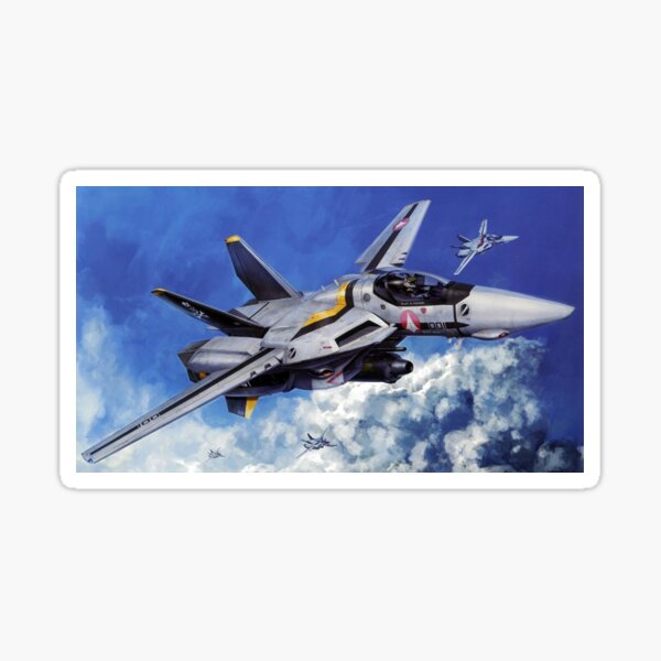 "Macross #3" Sticker for Sale by HoustonPhatz | Redbubble