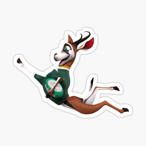 "Springbok Rugby South Africa" Sticker for Sale by Matyas-Art | Redbubble