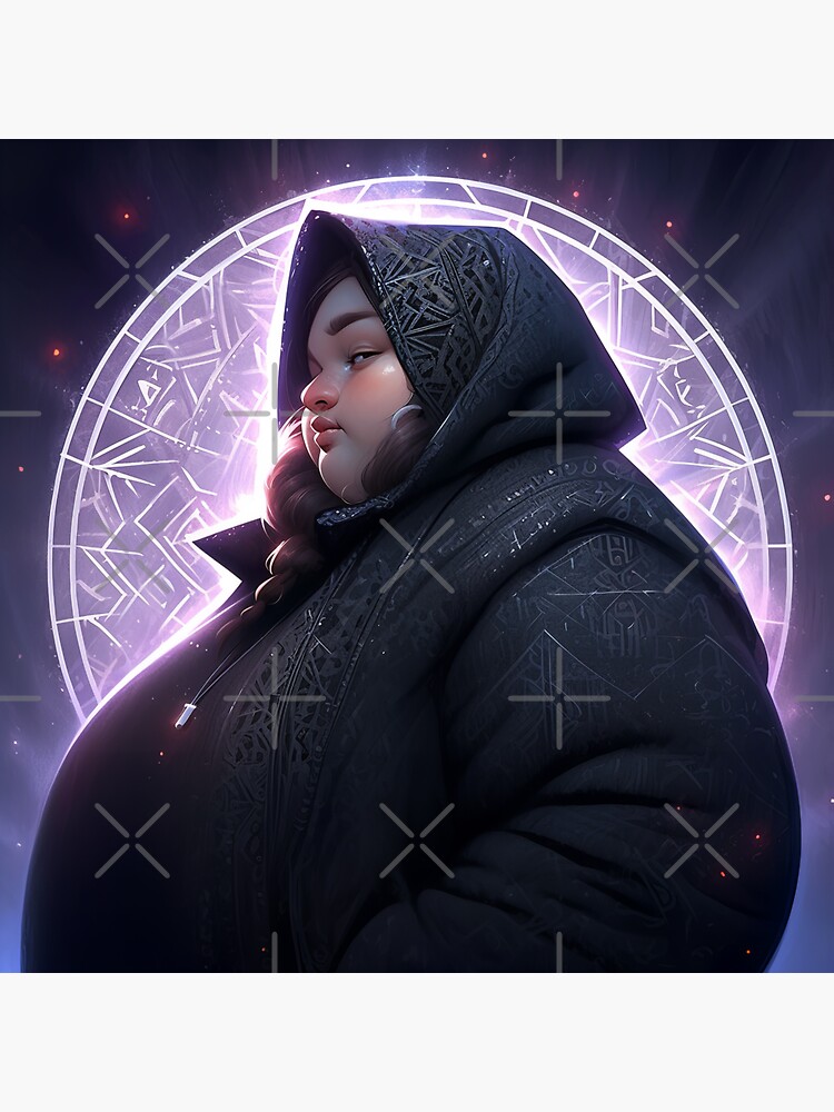 "Cute Sly Magical Sigil Anime Girl" Sticker for Sale by bubblegoth ...