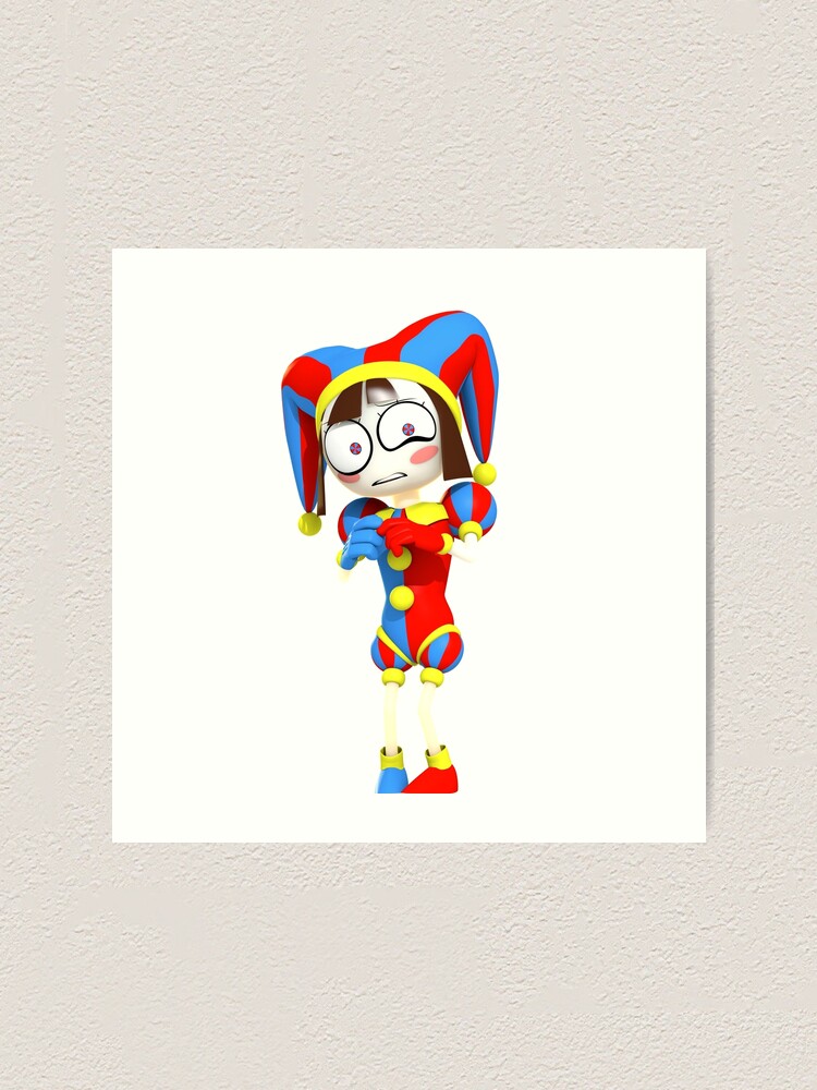 "Pomni [ The Amazing Digital Circus ] Sticker" Art Print for Sale by ...