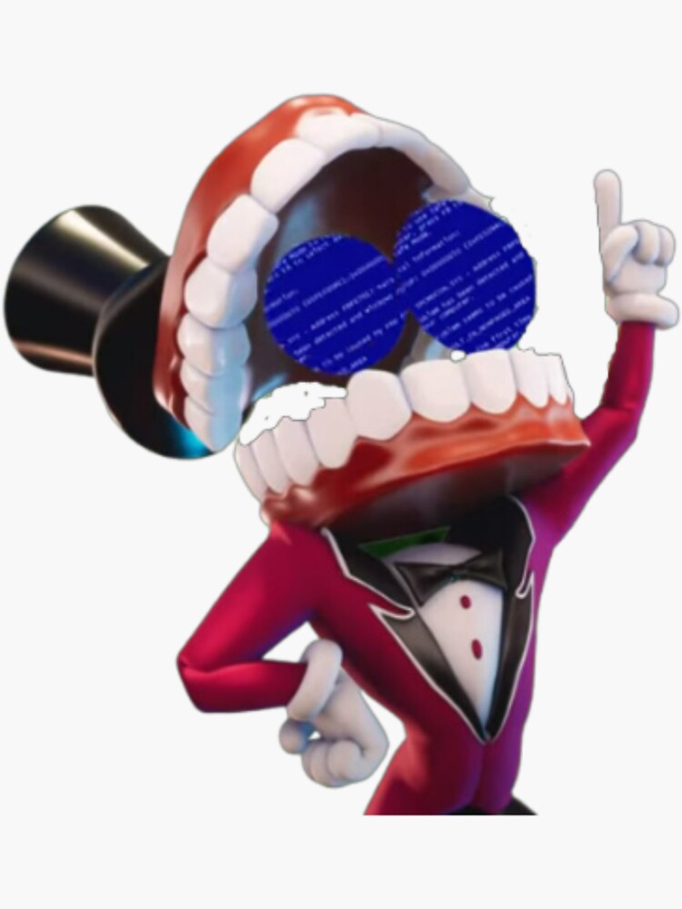 "TADC: Caine Reboot" Sticker for Sale by EmberlyDawn | Redbubble