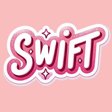 "Pink Swift" Sticker for Sale by NeatSplash | Redbubble