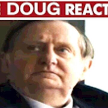 "LIVE DOUG REACTION" Sticker for Sale by NVcL347 | Redbubble