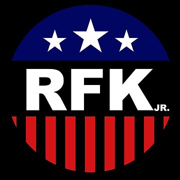 "RFK jr. Robert F. Kennedy Jr. For President 2024 Button" Sticker for ...