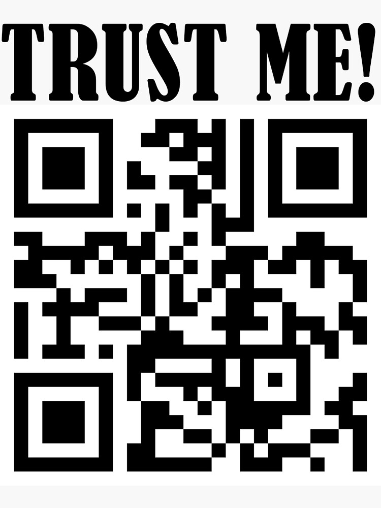 "Rickroll QR code" Sticker for Sale by Recota | Redbubble