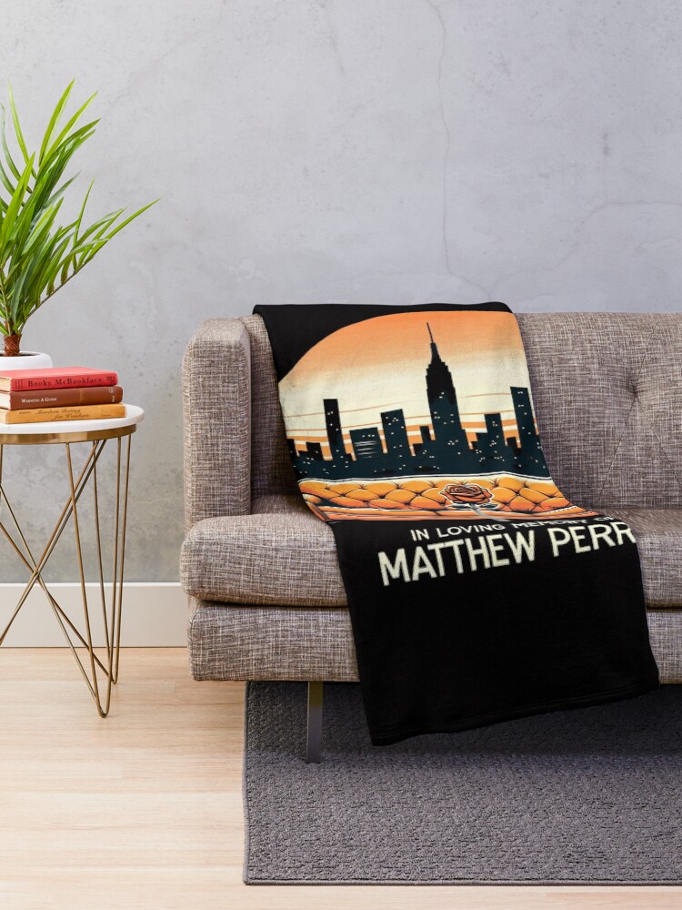 In Loving Memory of Matthew Perry Throw Blanket sold by Forma & Co ...