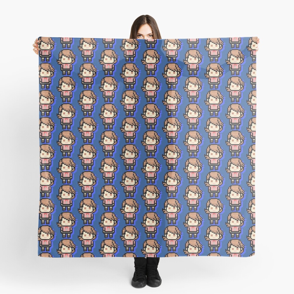 "Yukari Takeba - Pixel Art" Scarf by TatsuyoDragneel | Redbubble