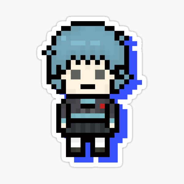 "Fuuka Yamagishi - Pixel Art" Sticker for Sale by TatsuyoDragneel ...