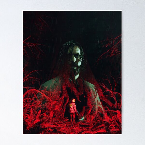 "alan wake 2 game, alan wake ii artwork" Poster for Sale by DannyxTy ...