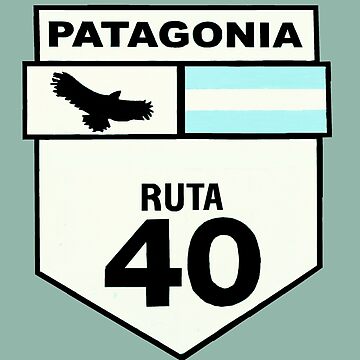 "Ruta 40 road sign" Sticker for Sale by stevepaint | Redbubble