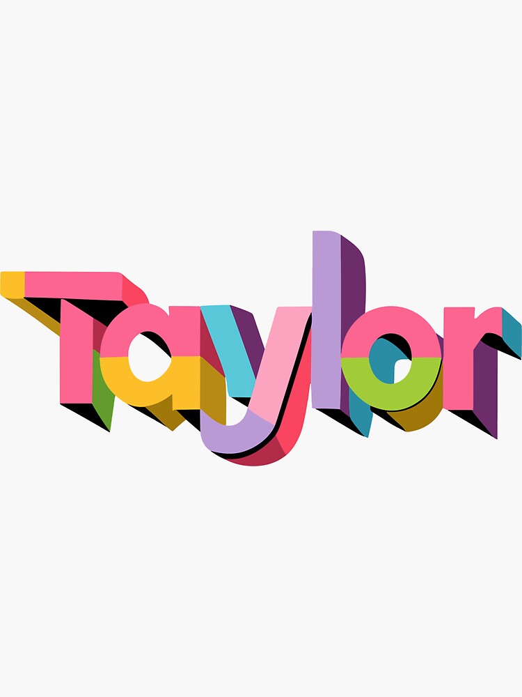 "Taylor Swift 021" Sticker for Sale by ColorCrafters | Redbubble