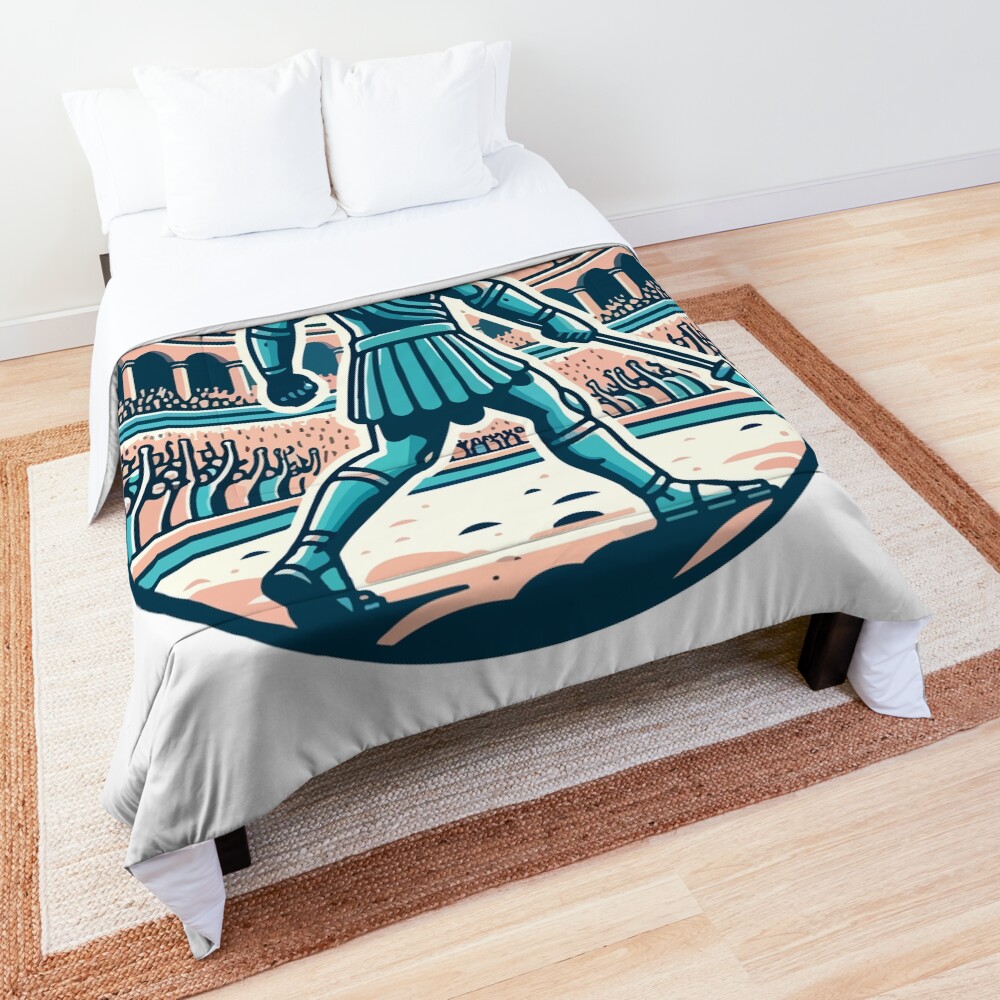 "Valiant Gladiator in Arena" Poster for Sale by OniumEth | Redbubble