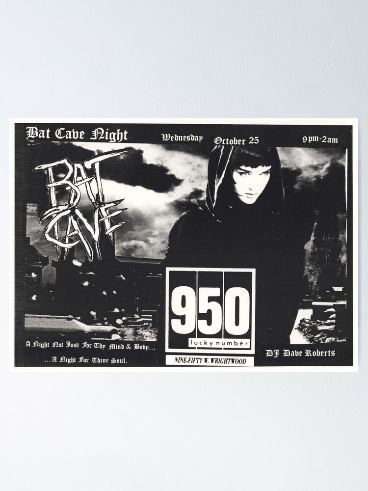 "Limited edition - DJ Dave Roberts celebrates "The Batcave"" Poster for ...