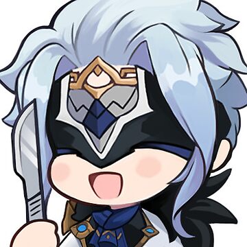 "Genshin Impact Dottore Holding Scalpel" Sticker for Sale by Miitaart ...