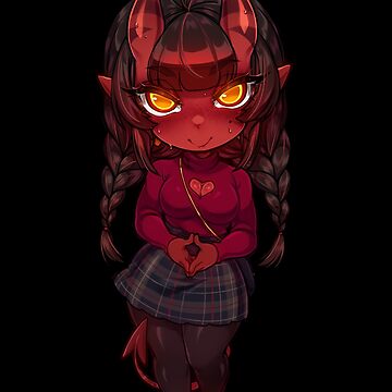 "Meru The Succubus Chibi Sexy Emergence Schoolgirl" Sticker for Sale by ...