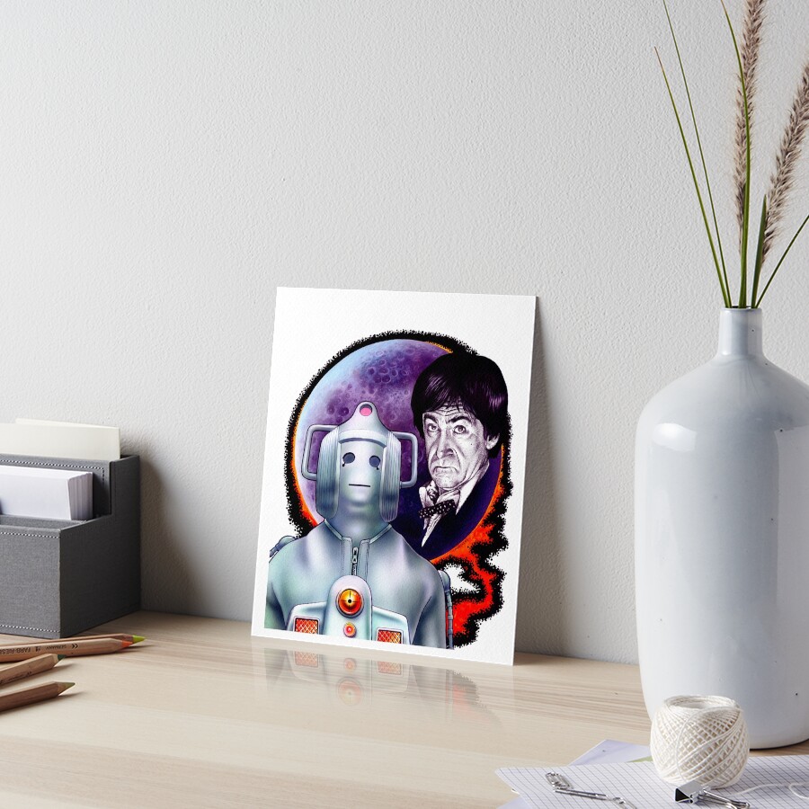 "The 2nd Doctor and the Cyberman" Premium T-Shirt for Sale by House of ...