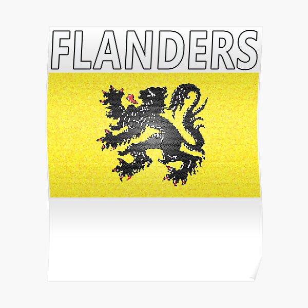 Flemish Lion Flag Posters | Redbubble