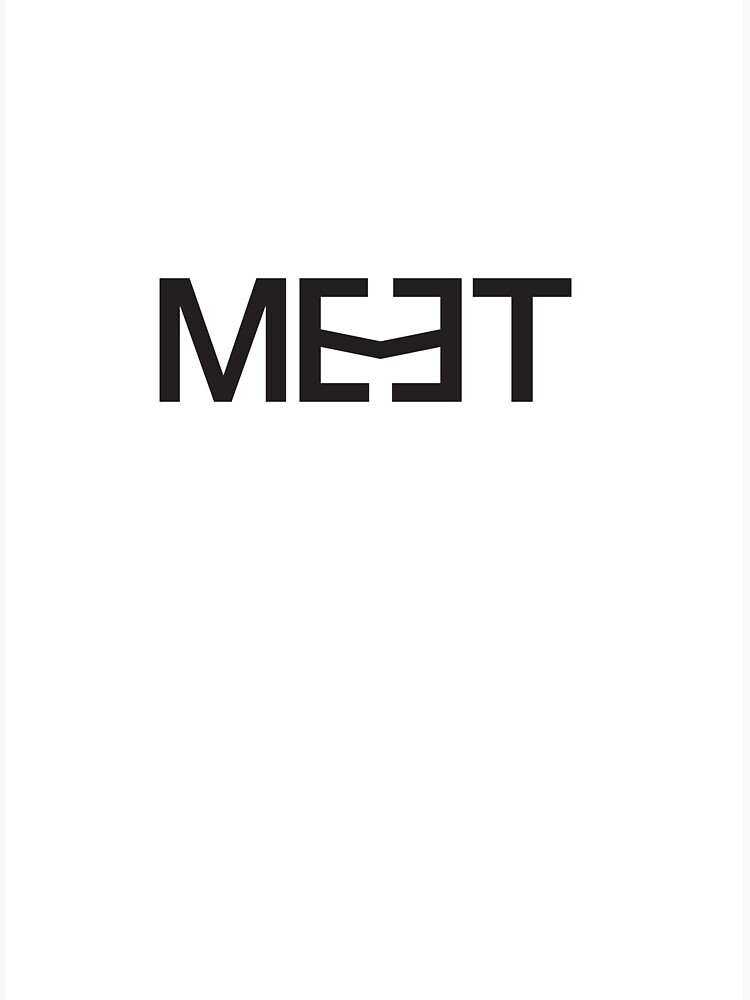 "Meet" Sticker for Sale by TheLastEdition | Redbubble