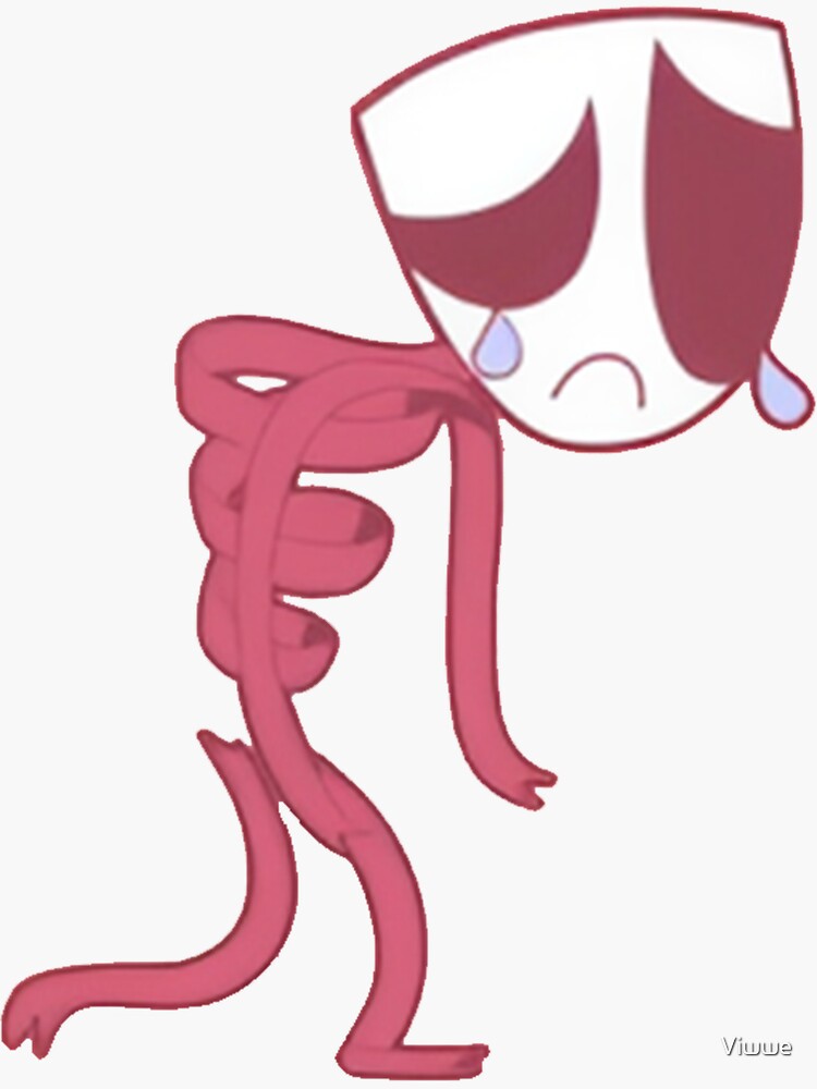 "Gangle - The Amazing Digital Circus" Sticker for Sale by Viwwe | Redbubble