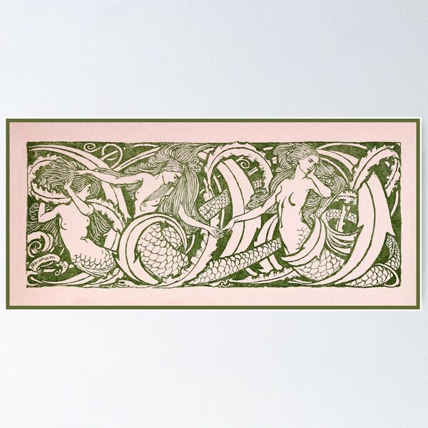 "Undine Title - Arthur Rackham" Poster for Sale by forgottenbeauty ...